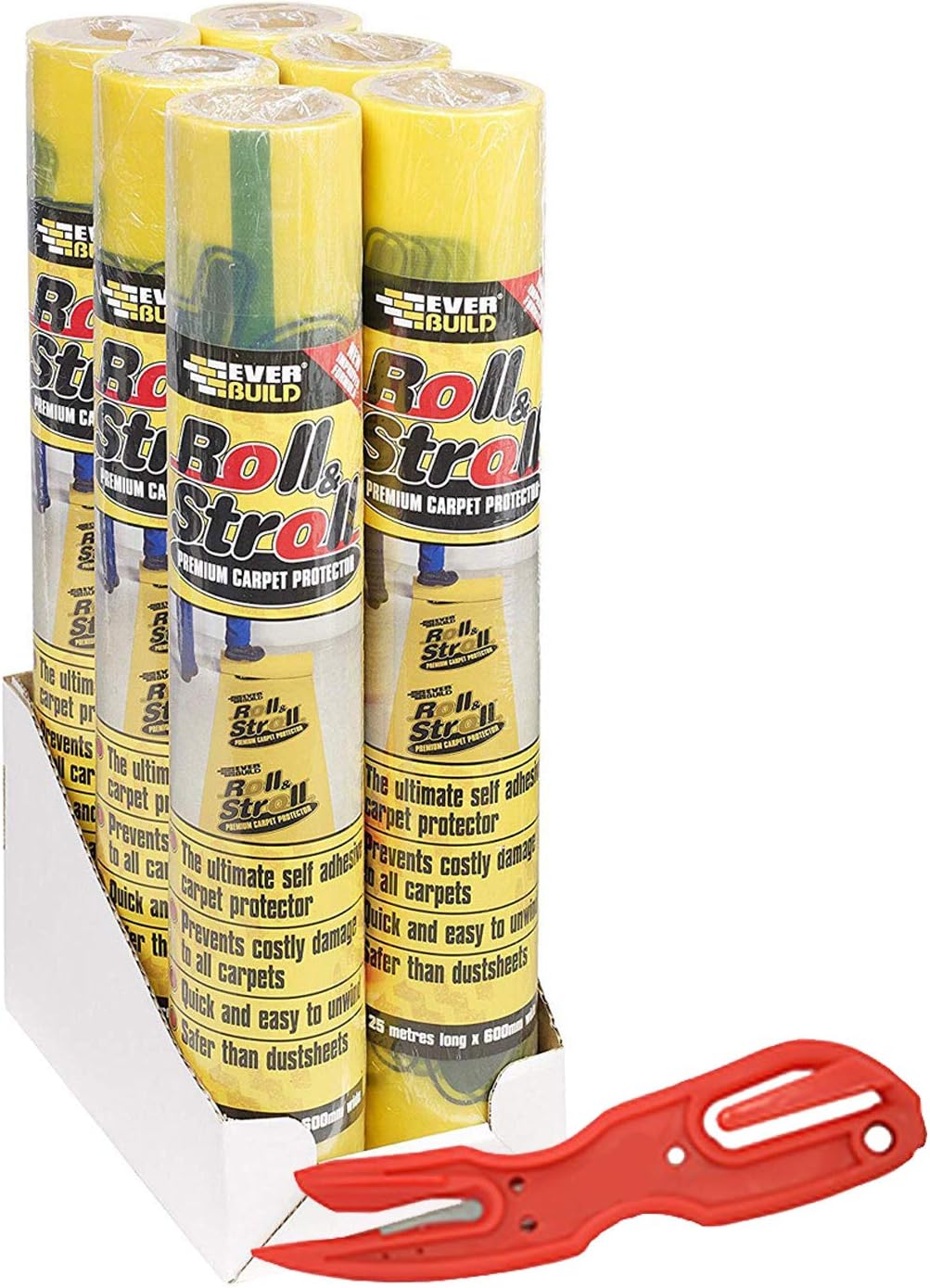 Carpet Roll Adhesive 100M Carpet Floor Protector Self Adhesive Clear