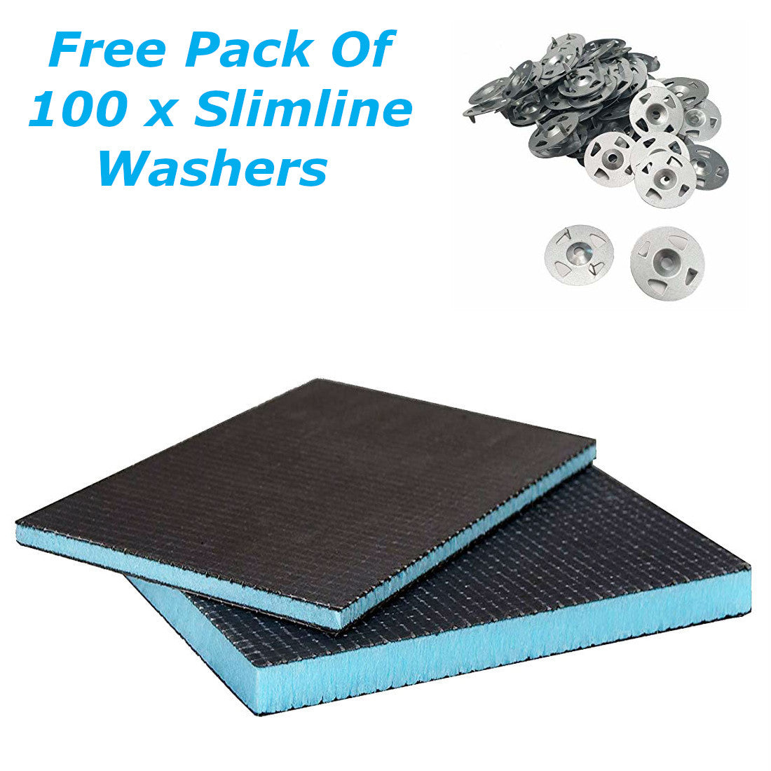 10 Pack - Tile Backer Boards With Free Washers
