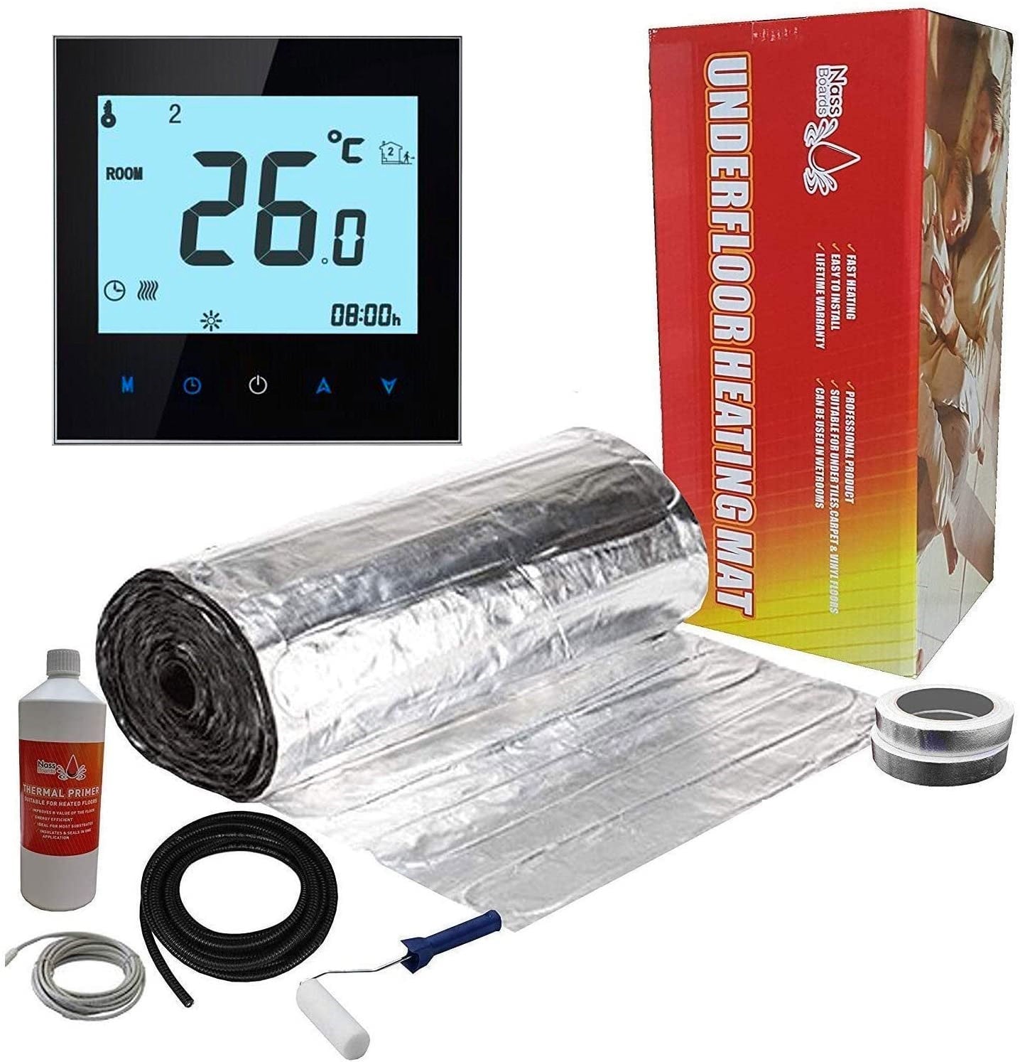 Premium Pro Electric Underfloor Foil Heating Kit 150w per m² with WiFi